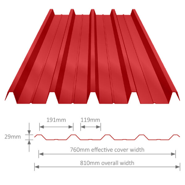 BR7 Aluminium Roof & Cladding Sheeting – ECO Roofing – Roofing ...