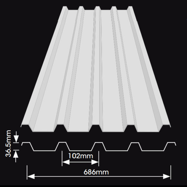 BR7 Aluminium Roof & Cladding Sheeting – ECO Roofing – Roofing ...